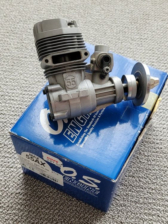 Motor OS Max 55AX mit Schalldämper und Zubehör (Gebraucht) in ...