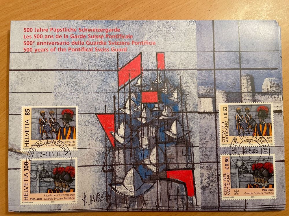 Marken "500 Jahre Schweizergarde" (Neu (gemäss Beschreibung)) in ...