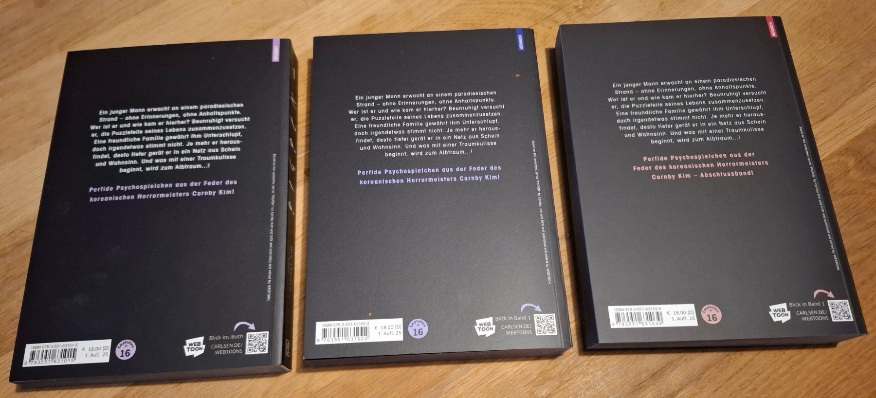 PIGPEN NR. 1 - 3 KOMPLETT * NEU * TOP-PSYCHO-HORROR-THRILLER (Neu ...