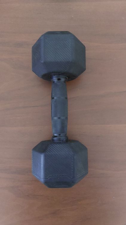 Corength 7.5 kg Weight Training Hexagonal Dumbbell - Black (Neu (gemäss ...