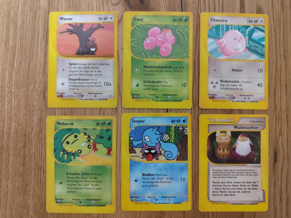 Pokemon Aquapolis Set vintage 2003 (Gebraucht) in Winterthur für CHF 3. ...