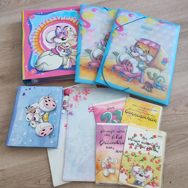 Diddl Sammlung Ordner Blätter Postkarten Blöcke etc | Kaufen auf Ricardo