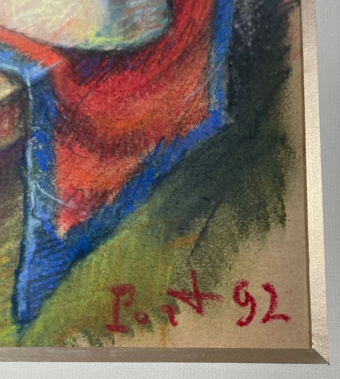 Russische Interessante Kreide Zeichnung unleserlich Signiert (Gebraucht) in Root für CHF 60 ...