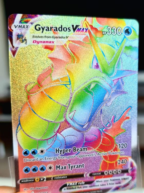 Gyarados VMAX Rainbow EN (MINT) ab 1.- | Kaufen auf Ricardo