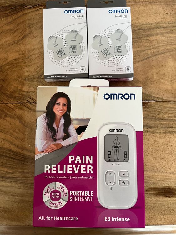 Omron Pain reliever E3 intense inklusive 4 Longlife Pads (Gebraucht) in ...