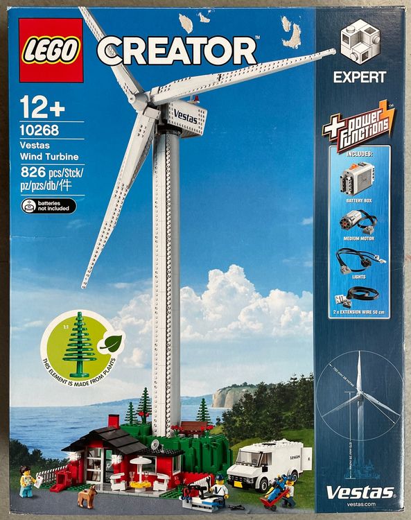 Lego Creator - Wind Turbine Vestas - Windkraftanlage - 10268 (Gebraucht ...