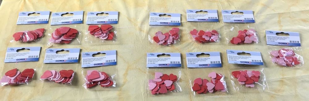 LOT HERZEN HOLZ ROT LINDE | Kaufen auf Ricardo