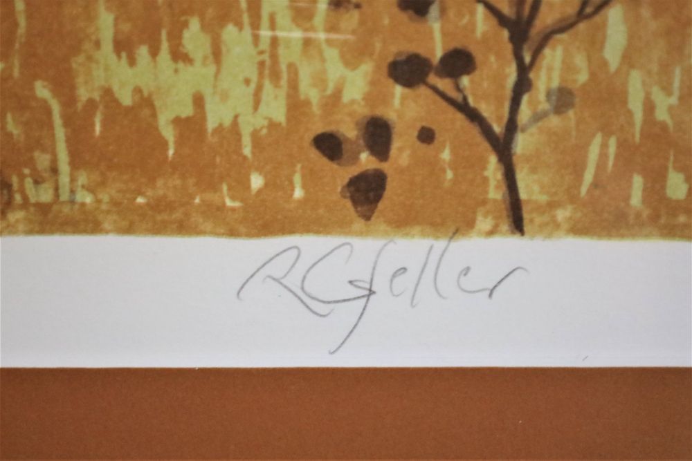 Rolf Gfeller (1928) Lithografie, nummeriert und handsigniert (Gebraucht) in Zug für CHF 57 – nur ...