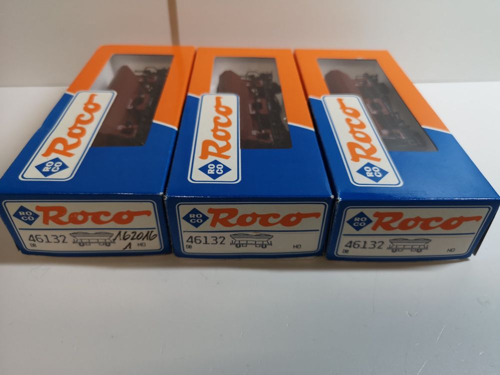 3 x Roco 46132 Seitenentladewagen DB H0 GS OVP | Kaufen auf Ricardo