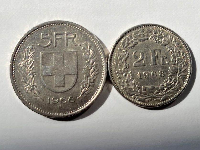 Alte Schweizer Münzen 2Fr. 5Fr. | Kaufen auf Ricardo