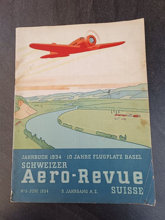 Schweizer Aero Revue - 1934 / 10 Jahre Flugplatz Basel | Kaufen auf Ricardo