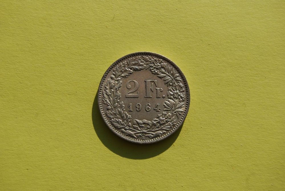 1 Münze 2 Franken 1964 | Kaufen auf Ricardo