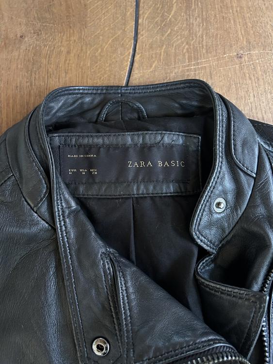 Zara Basic Lederjacke | Kaufen auf Ricardo