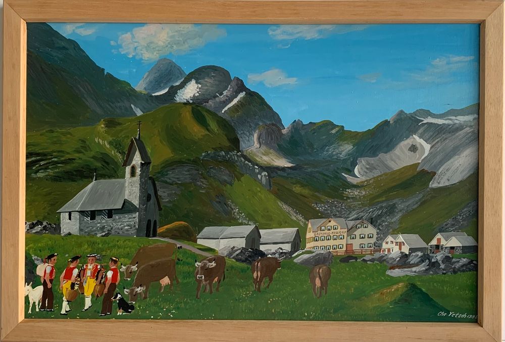Christian Vetsch (1912-1996) Appenzeller Gemälde | Kaufen auf Ricardo