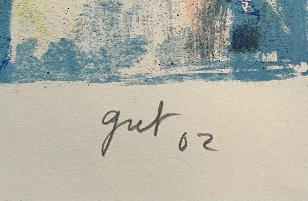 Jean - Jacques Gut (1924-2002) Lithographie Handsigniert | Kaufen auf Ricardo