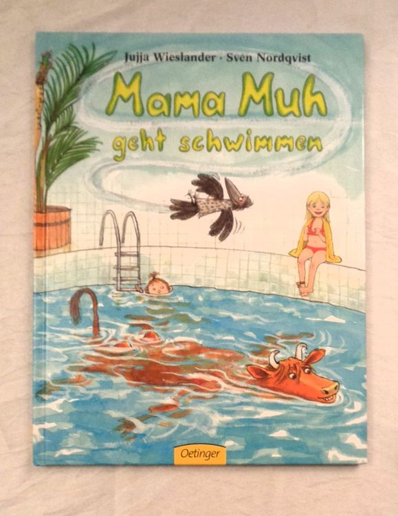 Mama Muh geht schwimmen / Bilderbuch von Sven Nordqvist | Kaufen auf ...