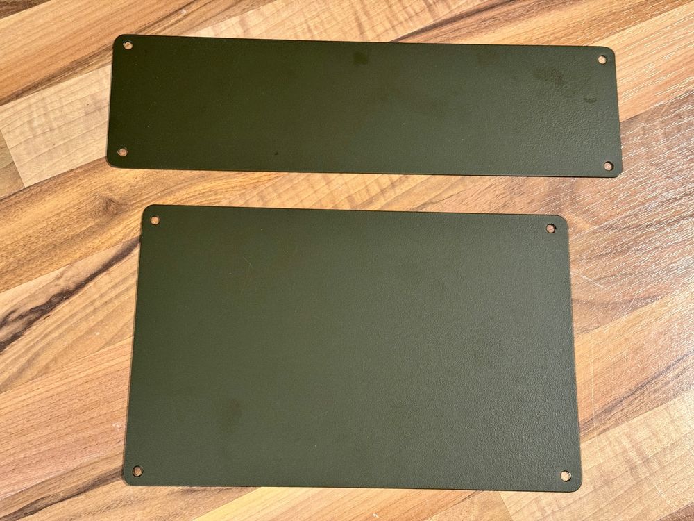 Nummern-Bleche vorne&hinten für Steyr-Puch Pinzgauer 710/712 (Neu und ...