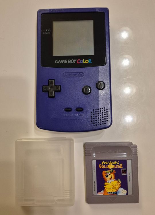 Console Game Boy color violet avec jeux Yogi Bear's (D'occasion) à ...