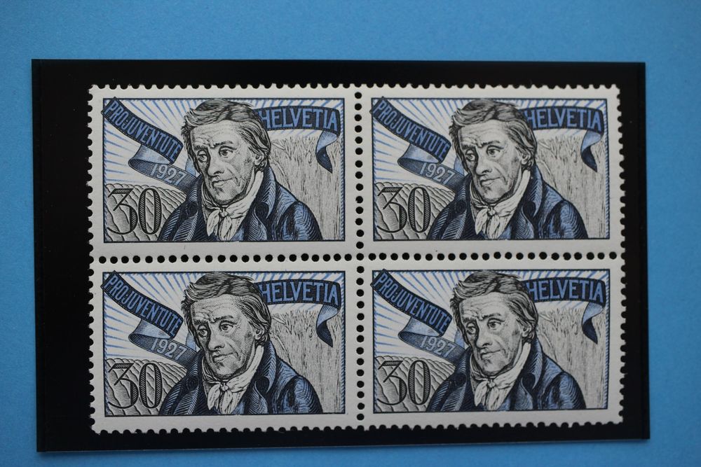 PJ 1927 Nr. 44 postfrisch ** - PESTALLOZI-Marke - CHF 18.00 (Neu ...