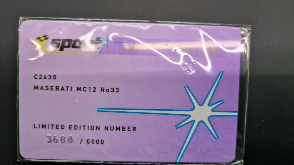 Maserati MC 12 FIA GT-Serie LIMITED Slotcar | Kaufen auf Ricardo Maserati MC 12 FIA GT-Serie LIMITED Slotcar | Kaufen auf Ricardo