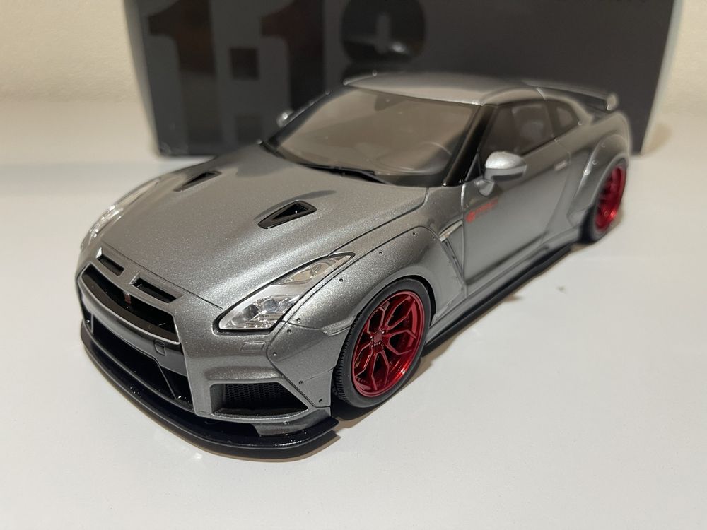 1:18 GT Spirit Nissan GT-R 35 Prior Design gris (Neu und ...