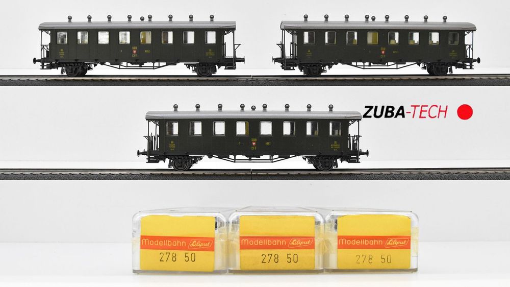 Liliput 3x 27850 Plattformwagen SBB H0 GS mit OVP | Kaufen auf Ricardo