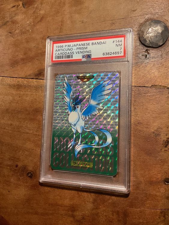 Articuno PRISM, Carddass Vending (1996), PSA 7 Near Mint (D'occasion) à Peseux pour CHF 78 ...