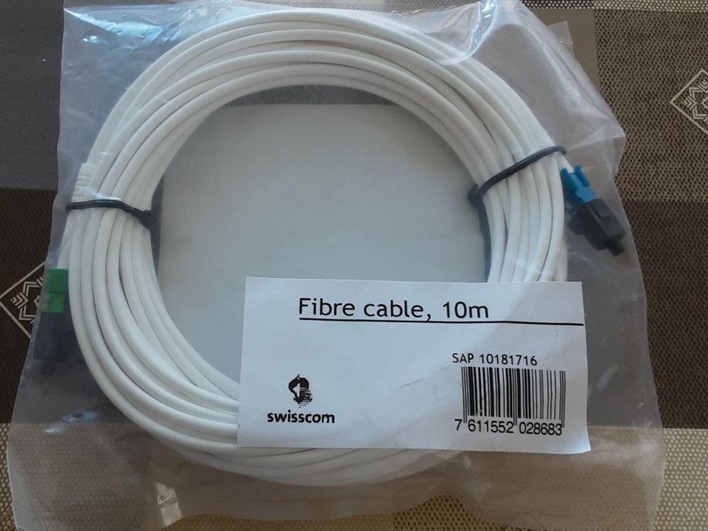 Glasfaserkabel für Router Fibre 10m günstig (Neu und originalverpackt ...