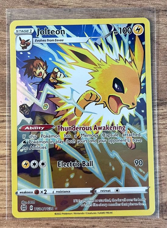 Jolteon TG04/30 Pokemon Trainer Gallery Brilliant Stars | Kaufen auf Ricardo
