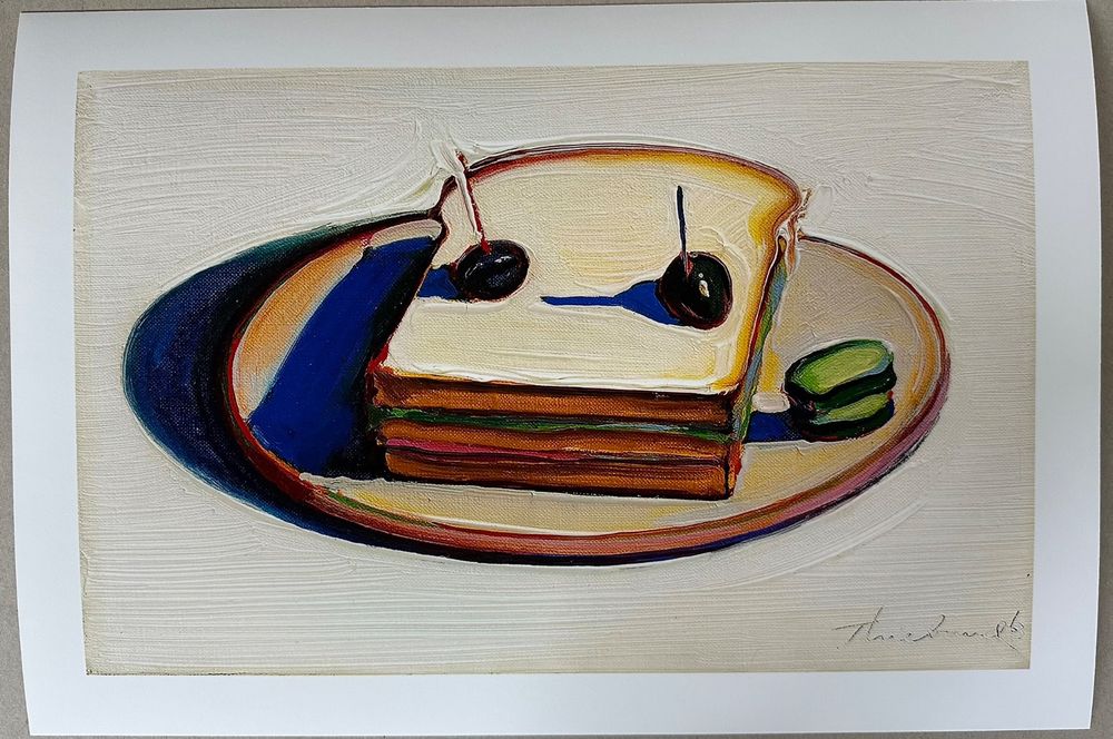 Wayne Thiebaud: Sandwich Art Print | Kaufen auf Ricardo