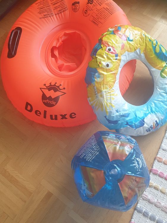 Wehncke Schwimmsitz Deluxe + Schwimmring + Ball Set ☀️ (58) (Gebraucht ...
