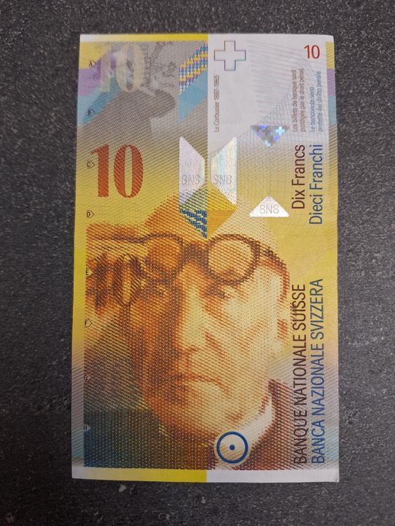 10 Franken Note, CH, neuwertig (Neu (gemäss Beschreibung)) in Gross für ...