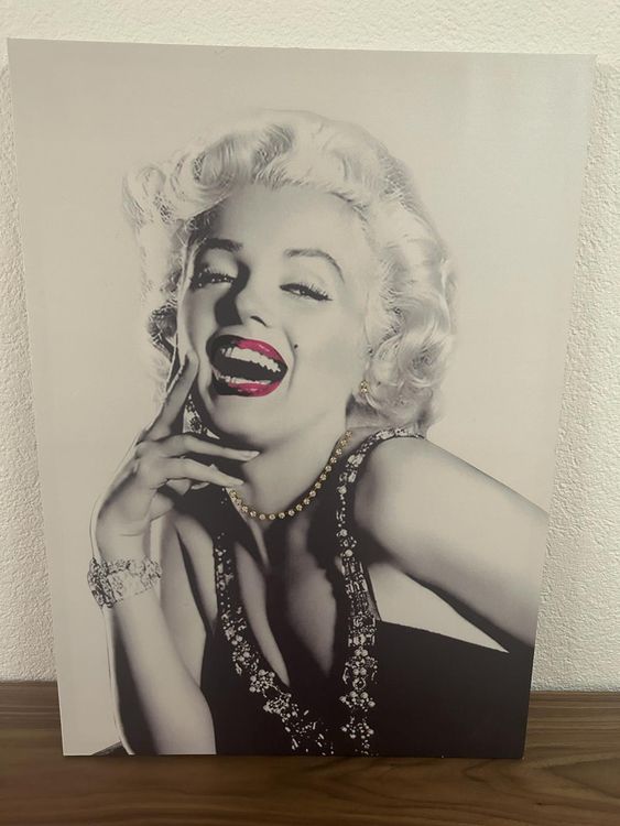 Glamouröse Ikone: Marilyn Monroe mit Strasssteinen auf Leinw (Gebraucht) in DOTTIKON für CHF 40 ...