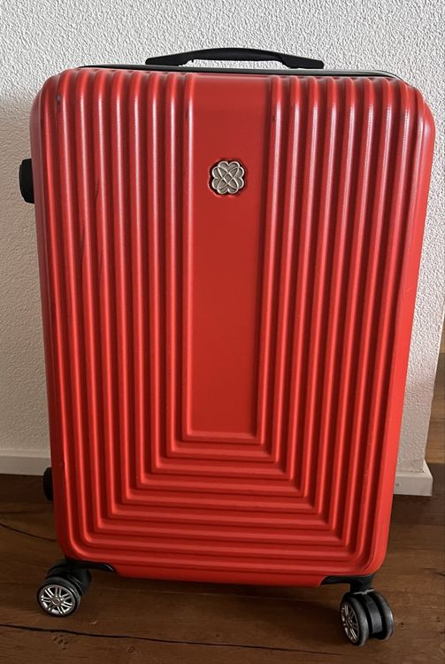 Roter Morgan Koffer Trolley - wie neu (Neu (gemäss Beschreibung)) in ...