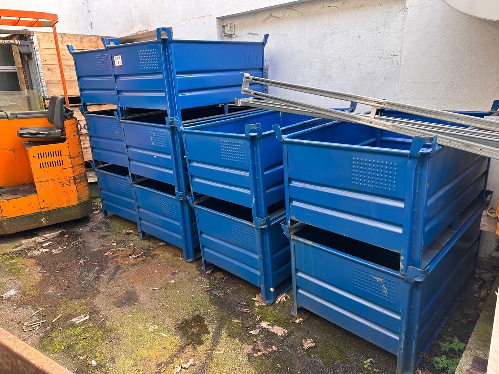 Heson Vollwand-Stapelbehälter BxLxH 800 x 1200 x 500 mm, (Gebraucht) in für CHF 250 – nur ...