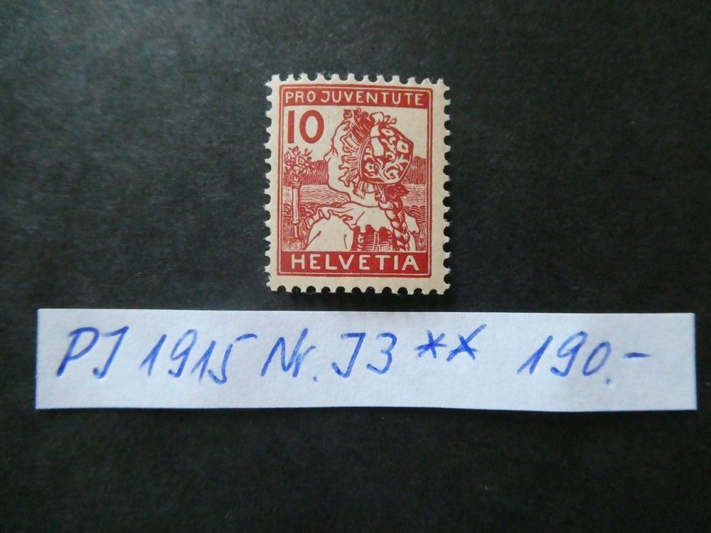 Pro Juventute 1915 Nr. J3 postfrisch | Kaufen auf Ricardo