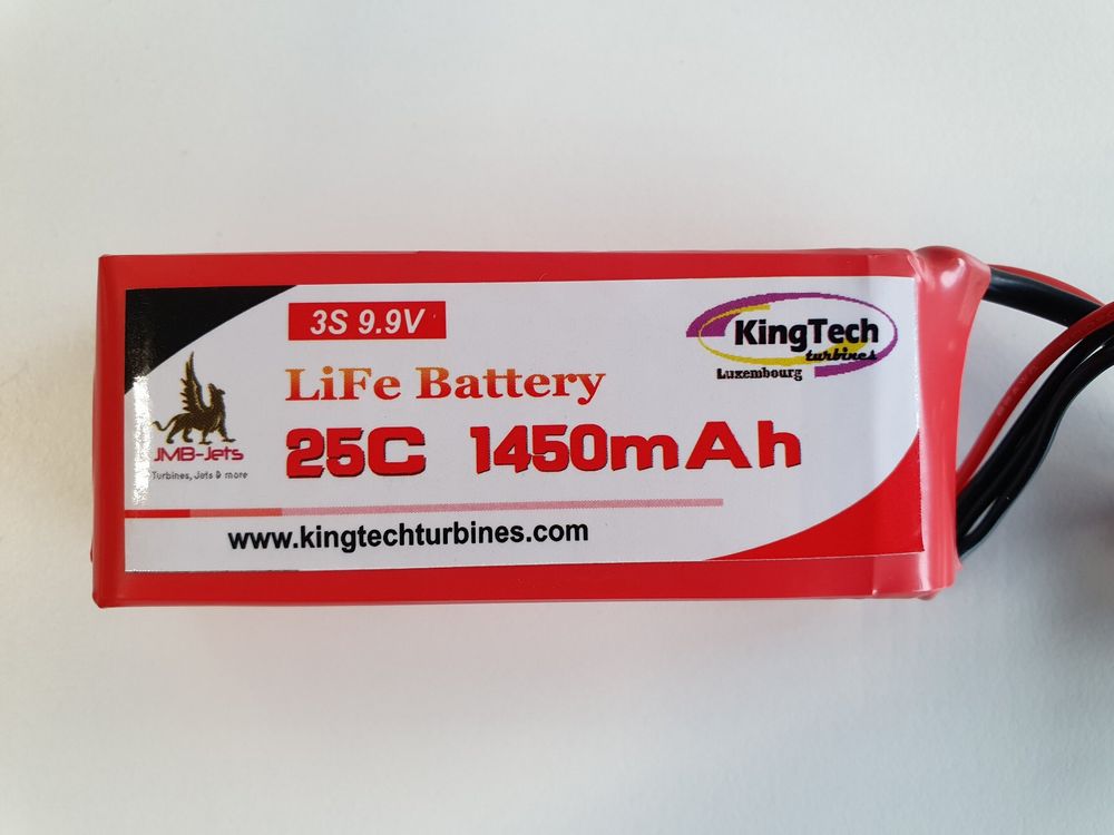 KingTech Turbinen-Akku LiFe 1450mAh 3S 9.9V 25C (Neu und ...