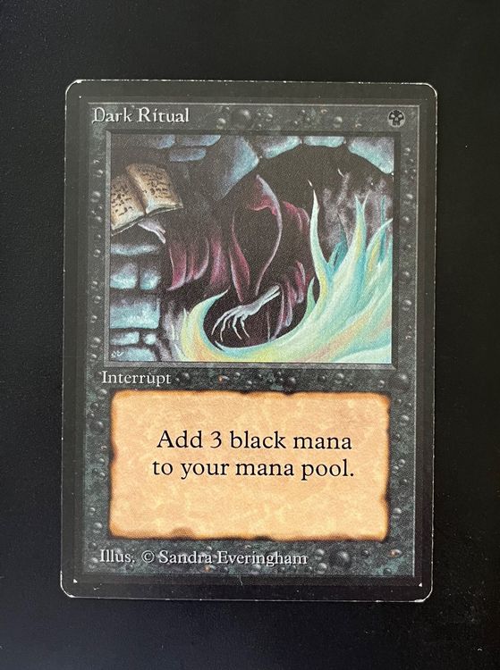 Magic the Gathering - Beta - Dark Ritual - LP/GD (Gebraucht) in ...