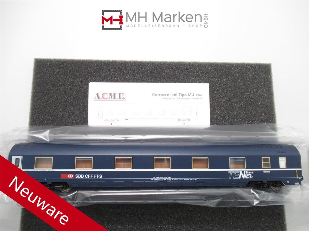 ACME 50594 SBB Schlafwagen Typ WLABm DC (Neu und originalverpackt) in ...
