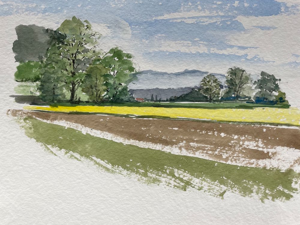 Aquarell von Leo Kalmus (1904-1986)Aus der Künstler Nachlass (Gebraucht ...