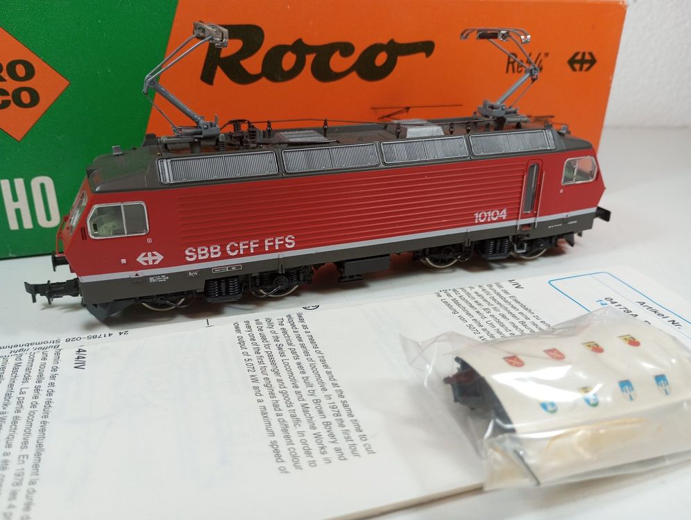 ROCO: 14178 B, Lokomotive Re 4/4 IV SBB CFF (Gebraucht) in Fontaines NE ...