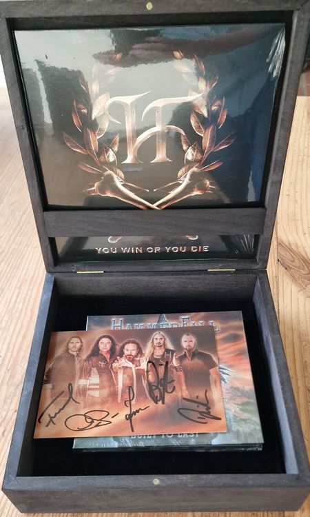 Hammerfall Built To Last 7" CD DVD Box Set Lim. 1000 (Neu (gemäss ...