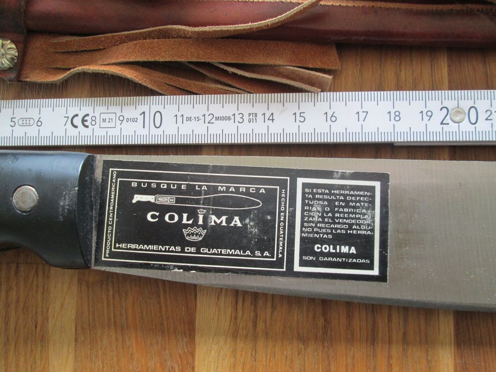 Orig. "MACHETE" m. Lederscheide, keinTouristen Ramsch, 73cm (Gebraucht ...