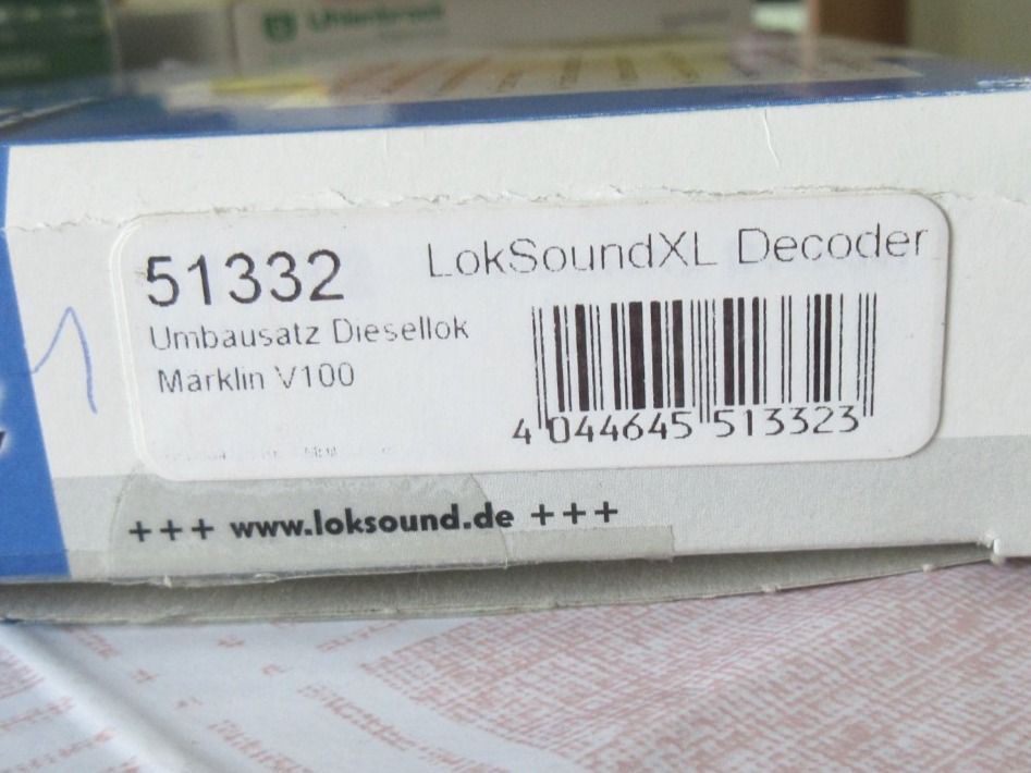 2x ESU Lok Sound XL Decoder 51332 UMBAUSATZ Diesellok (Neu (gemäss ...