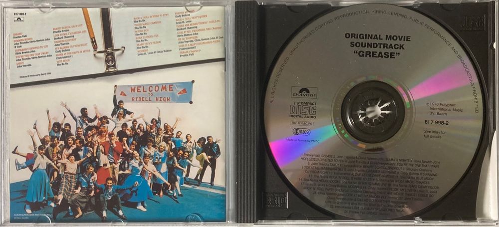 MUSIQUE DE FILM - GREASE (D'occasion) à Poliez-Pittet pour CHF 2 – avec ...