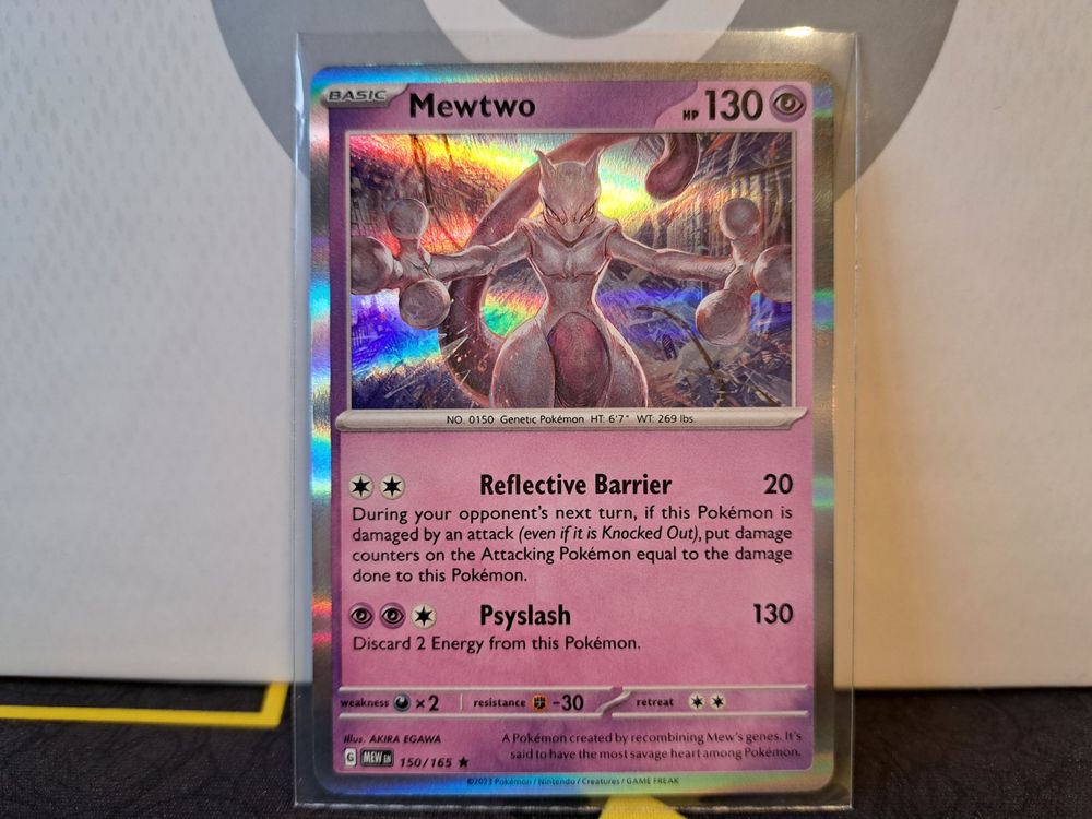 MEWTWO HOLO POKEMON 151 KARTE 150/165 EN | Kaufen auf Ricardo