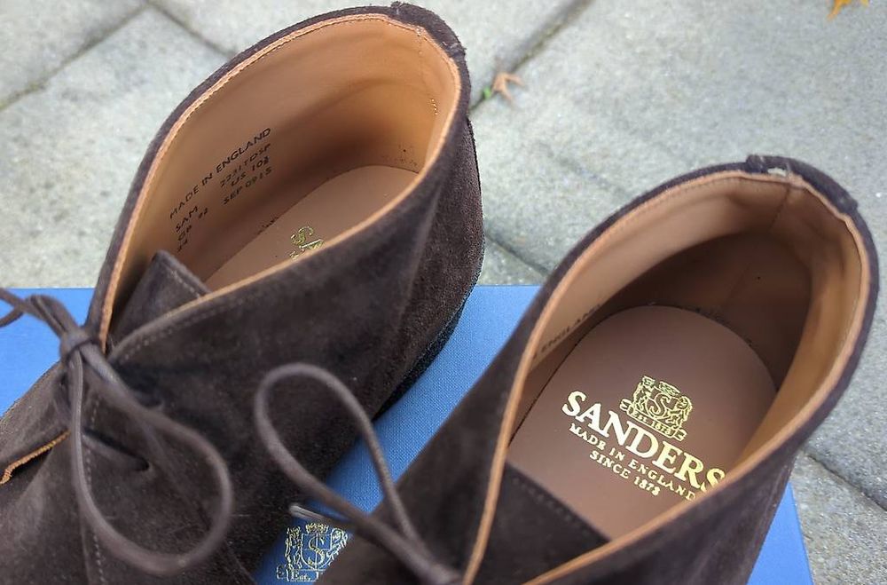 Sanders Sam Pinner Suede Boots Gr. 9.5 (neu & ungetragen) (Gebraucht ...