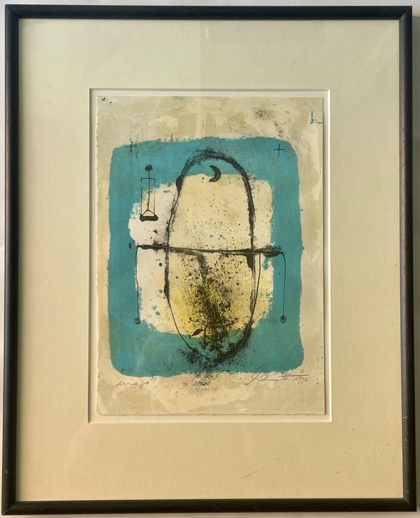 Interessante Lithografie unleserlich handsigniert Nr. (Gebraucht) in Root für CHF 10 – mit ...