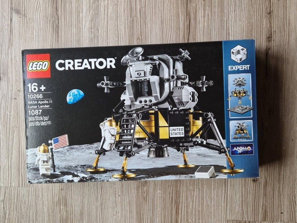 💥LEGO CREATOR 10266 / Space NASA Apollo 11 Lunar Lander (Neu und ...