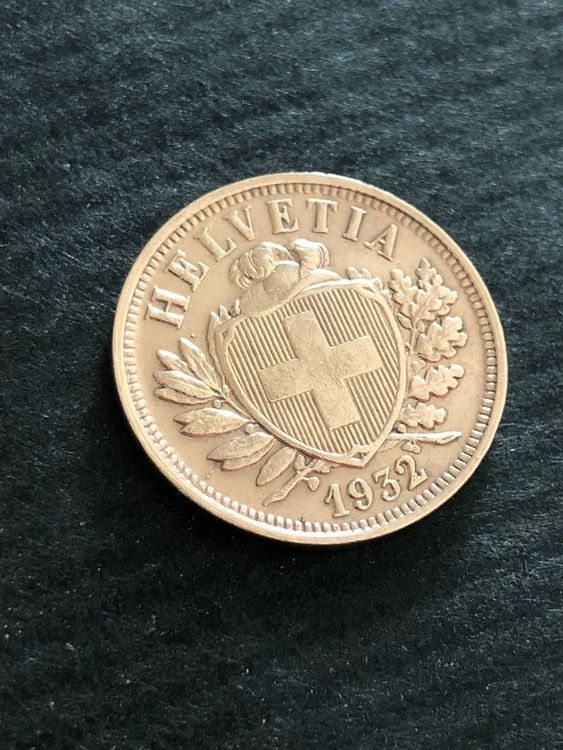 Abart 2 Rappen 1932, Zusatzpunkt & Stempelriss, vorz. | Kaufen auf Ricardo